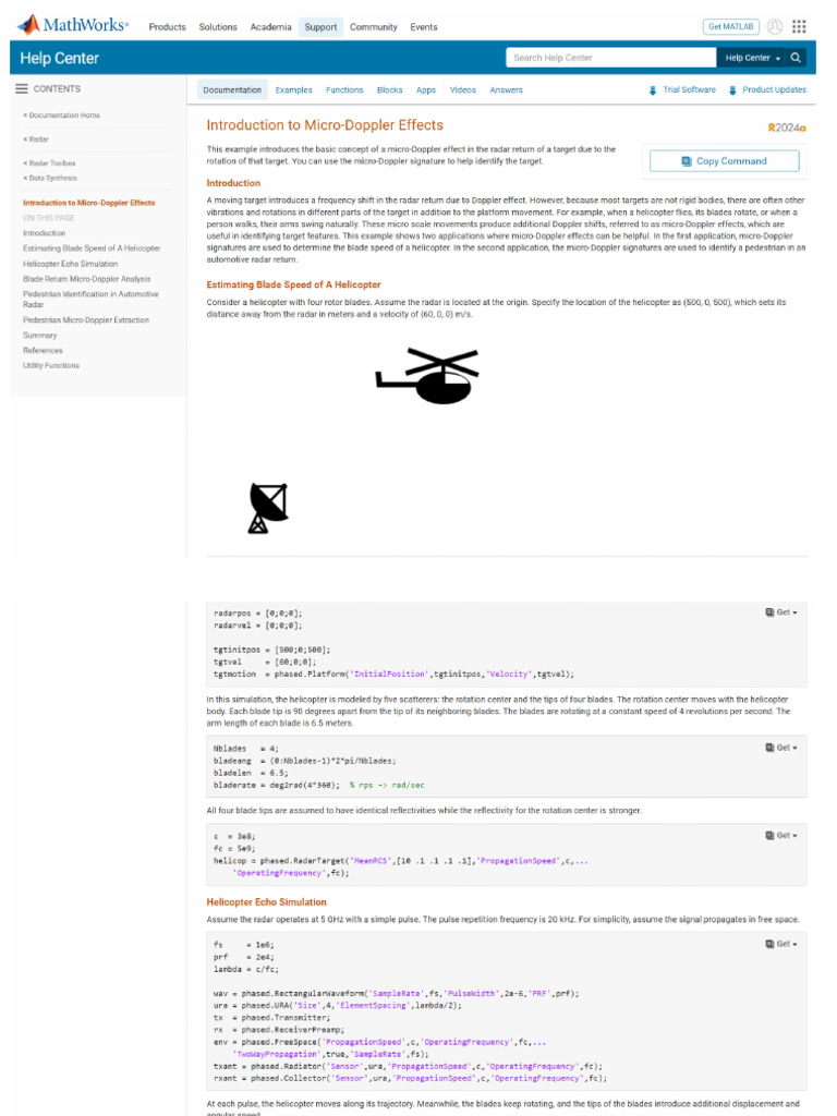 Micro Doppler Effects | PDF