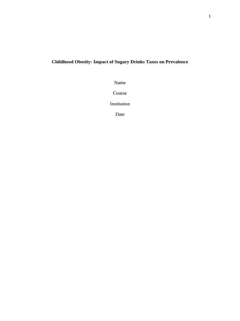 Child and Family Health Paper | PDF