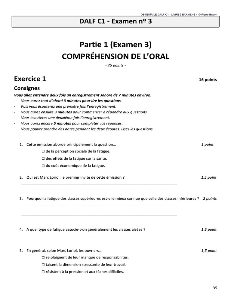C1 Examen 3 | PDF