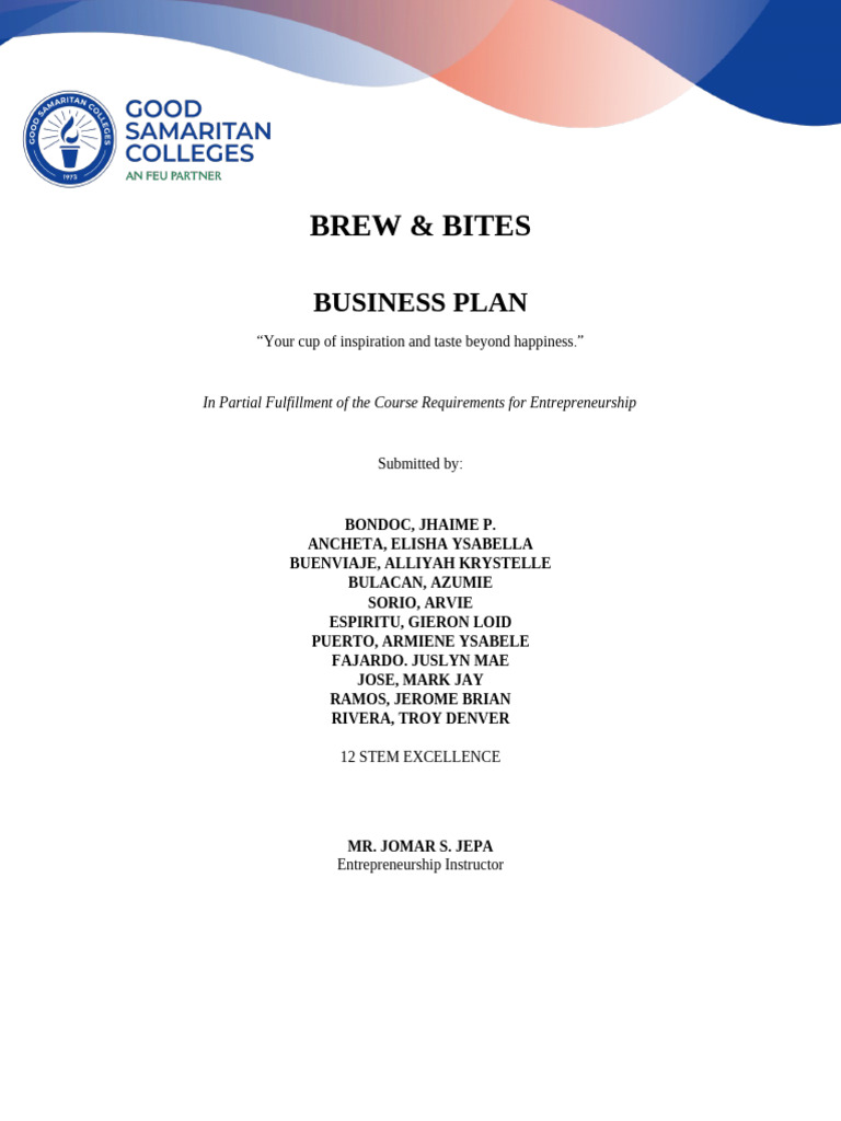 Business-Plan 3 | PDF