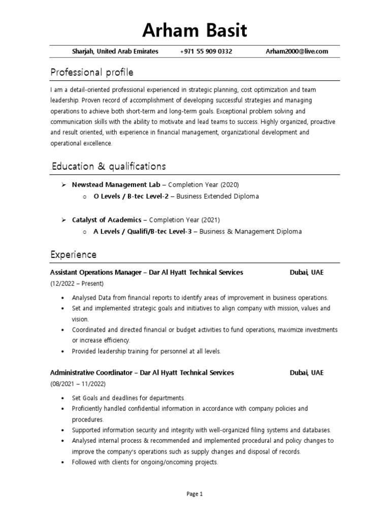 ATF Resume | PDF