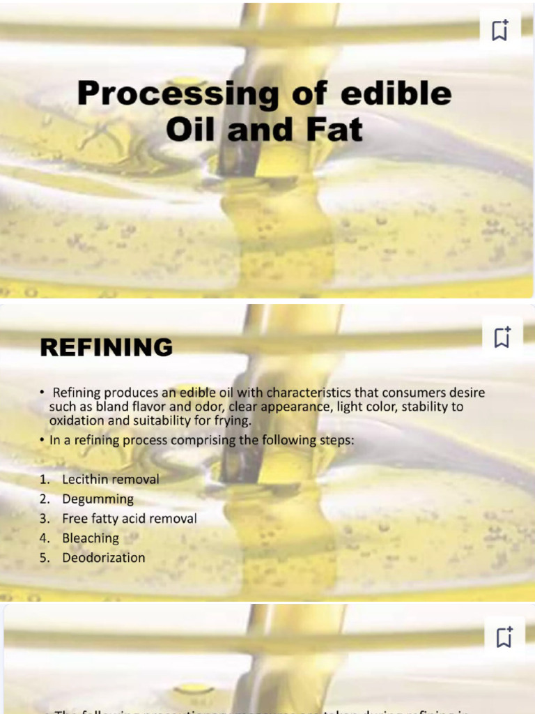 Refining of Oils | PDF