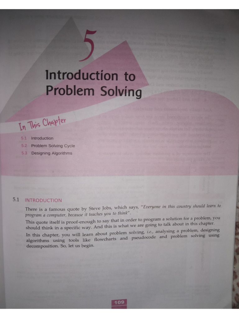 Problem Solving (Chapter 5) | PDF