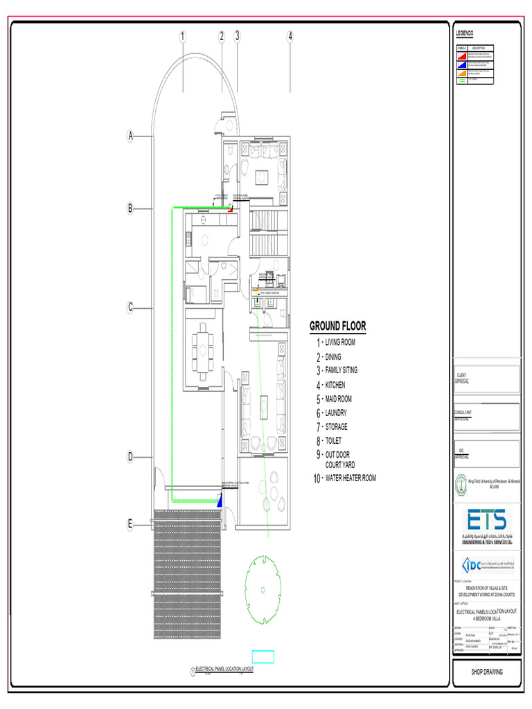 Idc-Sd-Br04-El-301-Rev3 - Electrical Panel Location Layout Br04-El - (1 ...