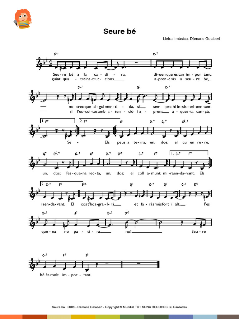 Seure Bé Ala Cadira | PDF