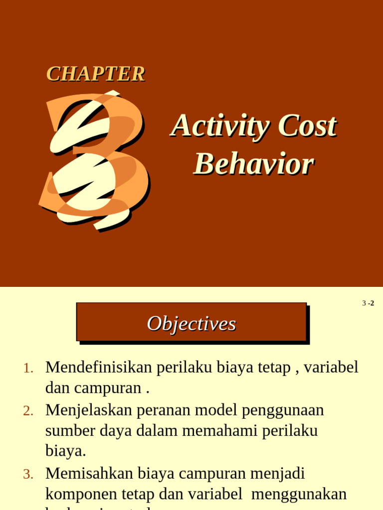 Activity Cost Behavior | PDF