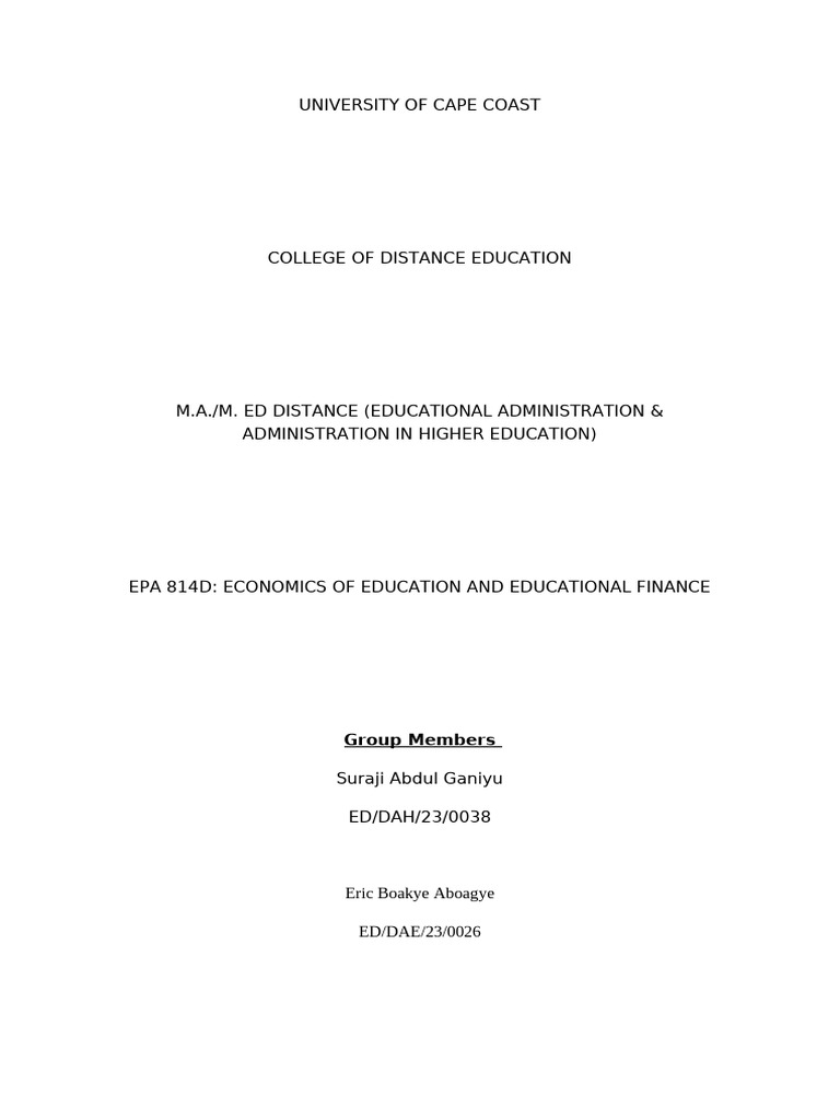 Econs GRP 2 Assignment 2 | PDF