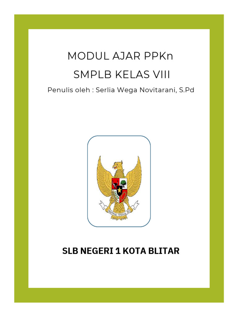 Modul Ajar PKN Kelas Viii C | PDF
