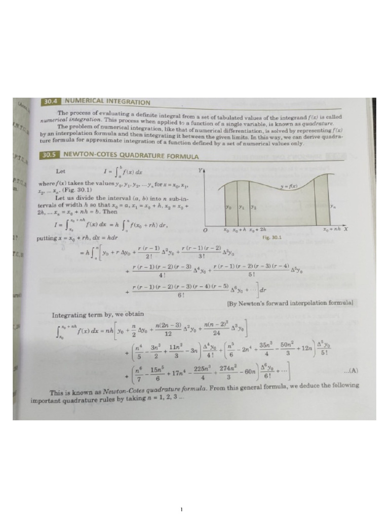 Numerical Integration | PDF