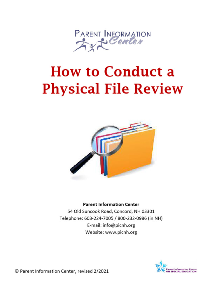 AP A 21 - How To Conduct A File Review | PDF