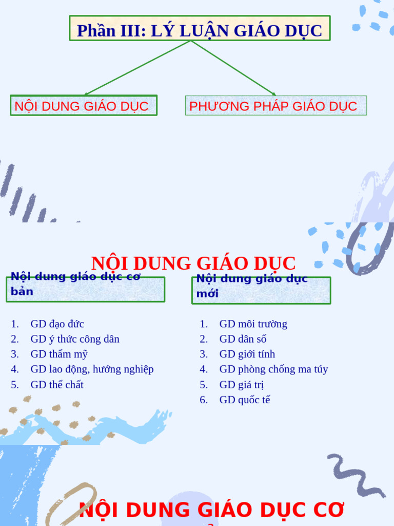P3 LLGD - Ná ™i Dung GiÃ¡o Dá C | PDF