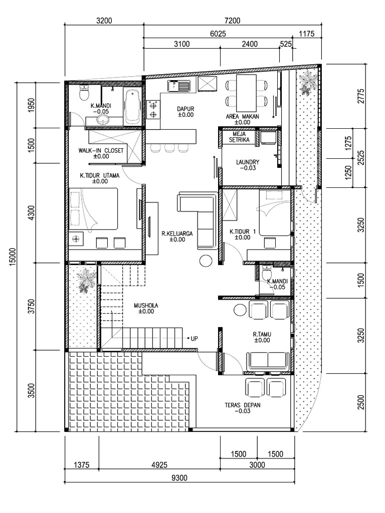 Backup - of - Denah LT 1 Pak Sapta | PDF