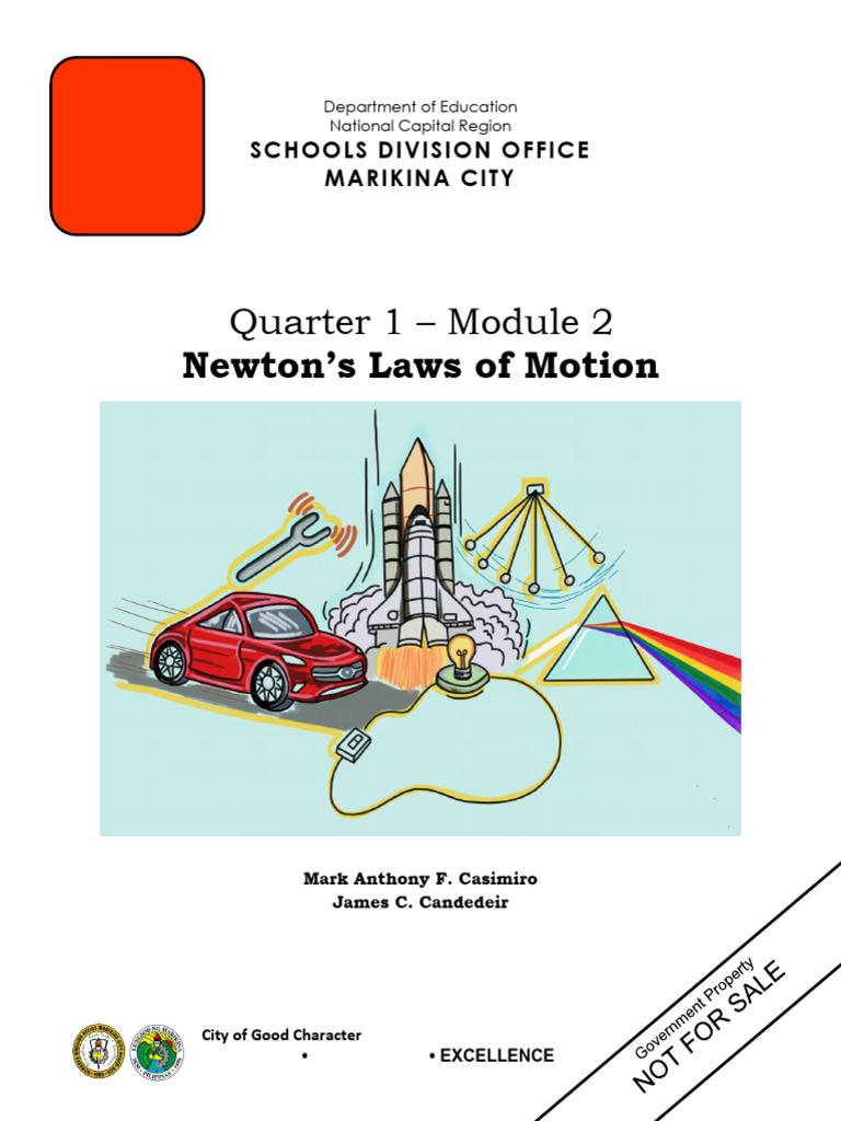 SCI8 - Q1 - M2 - Newton's Laws of Motion | PDF
