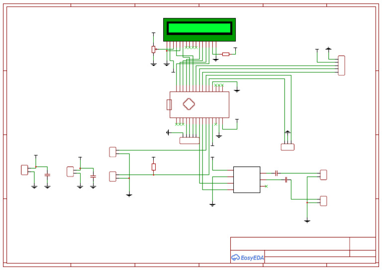 Schematic VFO NANO LCD SI5351 V8 | PDF