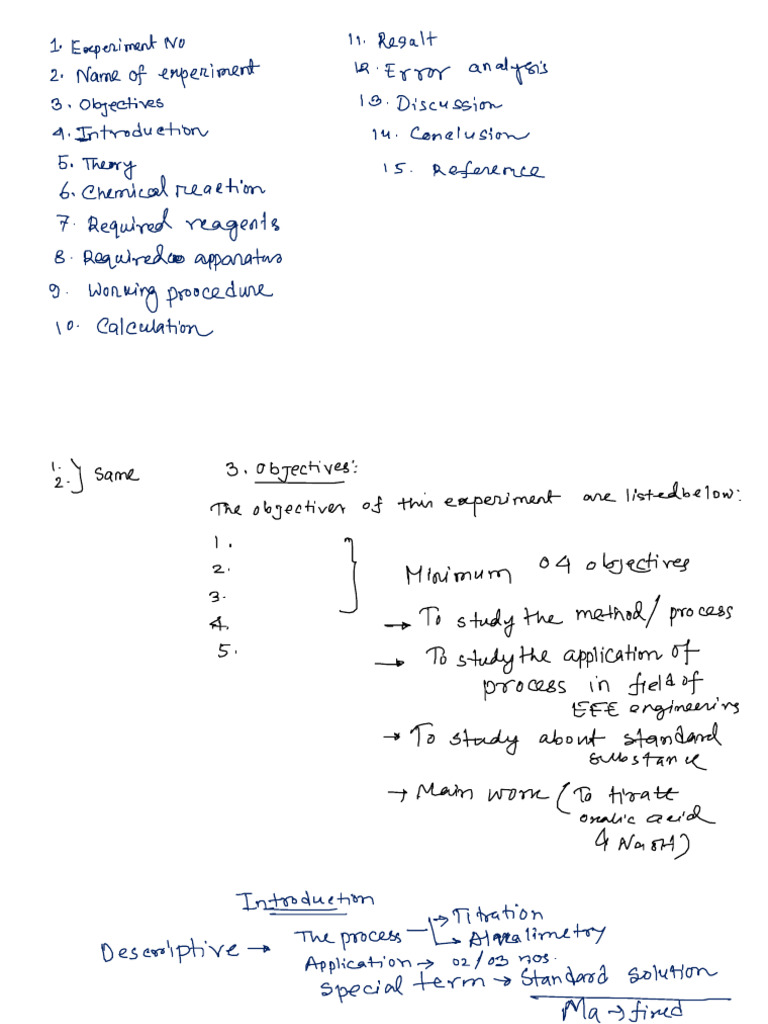 Lap Report Writing Format | PDF