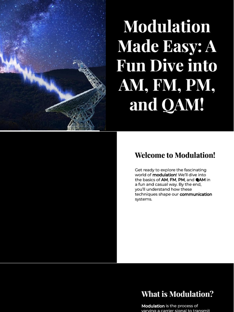 Understanding AM, FM, PM, and QAM | PDF