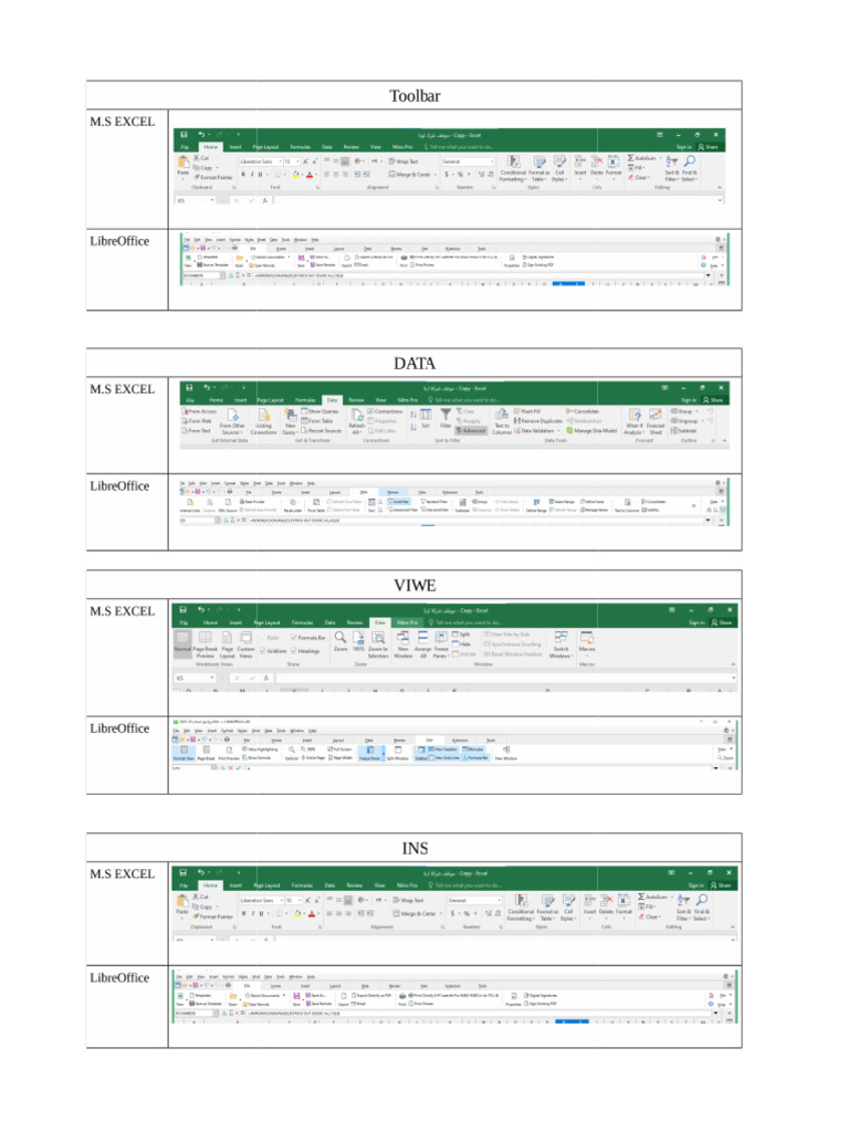 Libra Vs MS EXCEl1 | PDF
