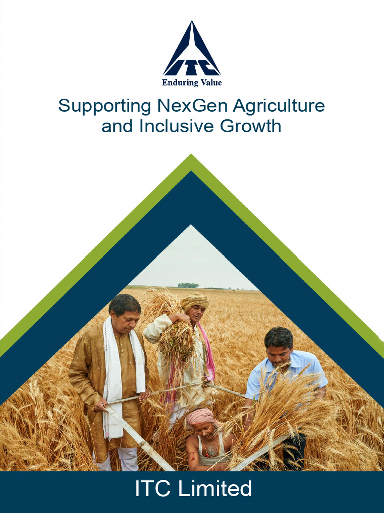 Itc Supporting Nextgen Agri and Inclusive Growth | PDF