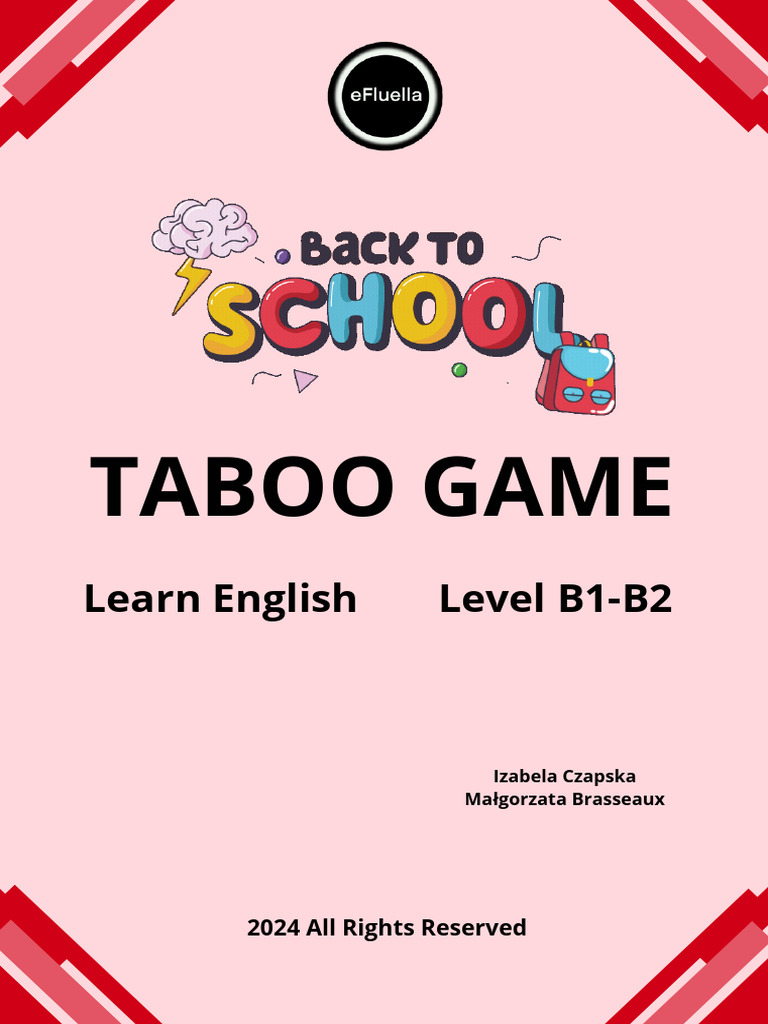Free Taboo Back To School | PDF