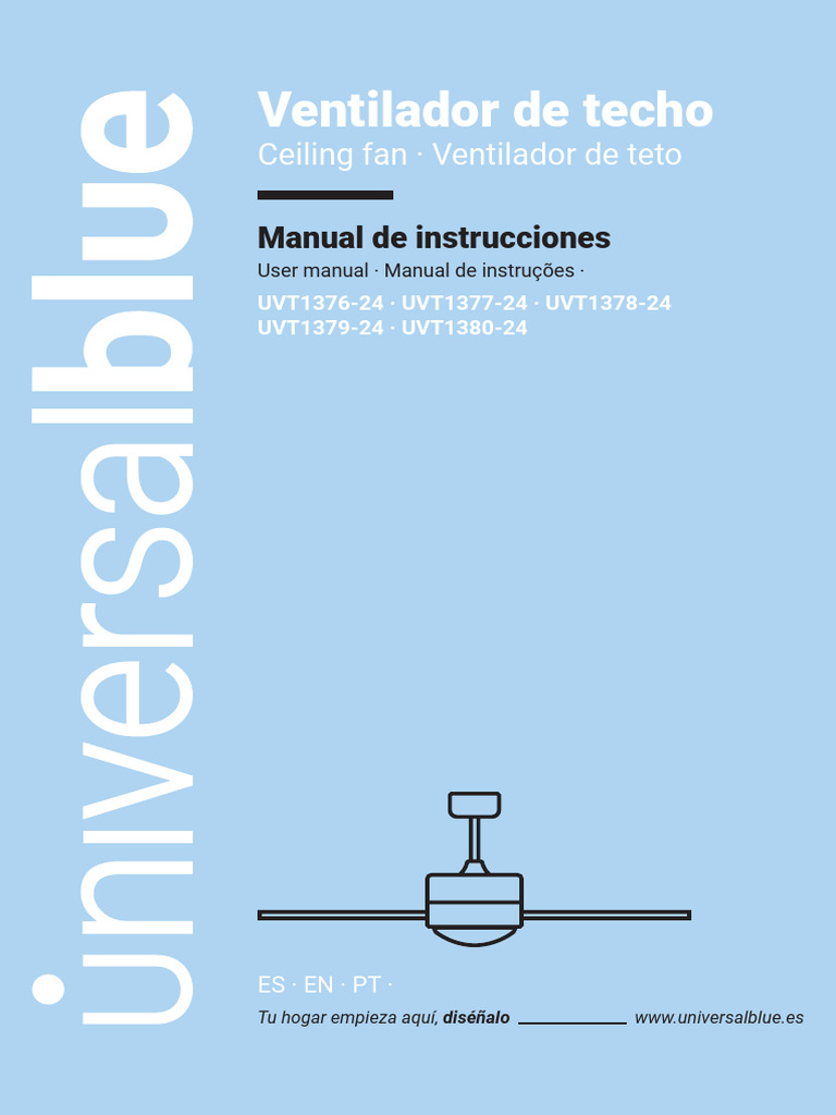 Hc-Ceiling Fans User Manual v01 231221 | PDF