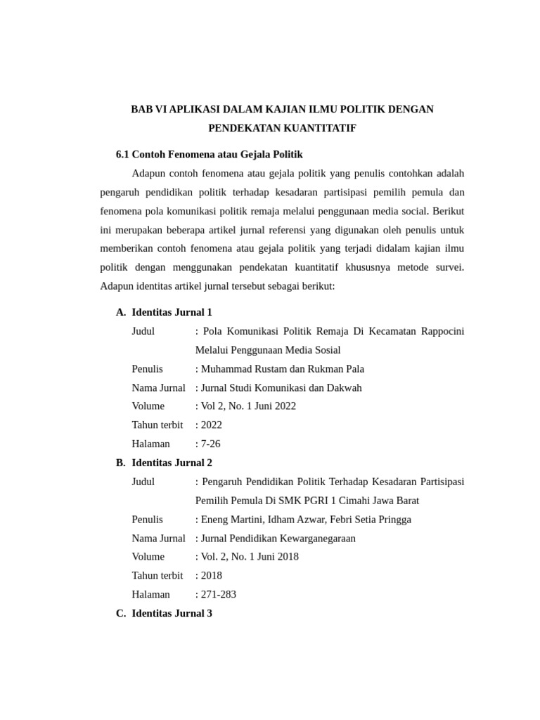 Bab Vi CBR KSP | PDF