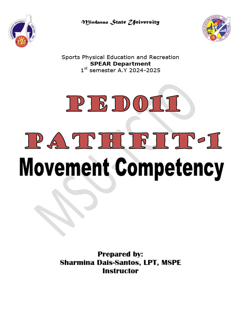 Pathfit1 Module 1 2024-2025 | PDF