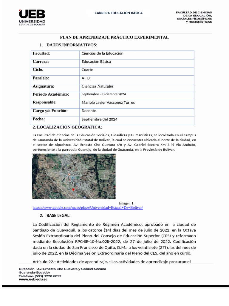 Plan Ape Ccnn. Sep - Dic.4a, 4b, 24-24 | PDF