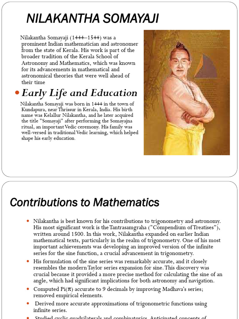 Nilakantha Somayaji | PDF