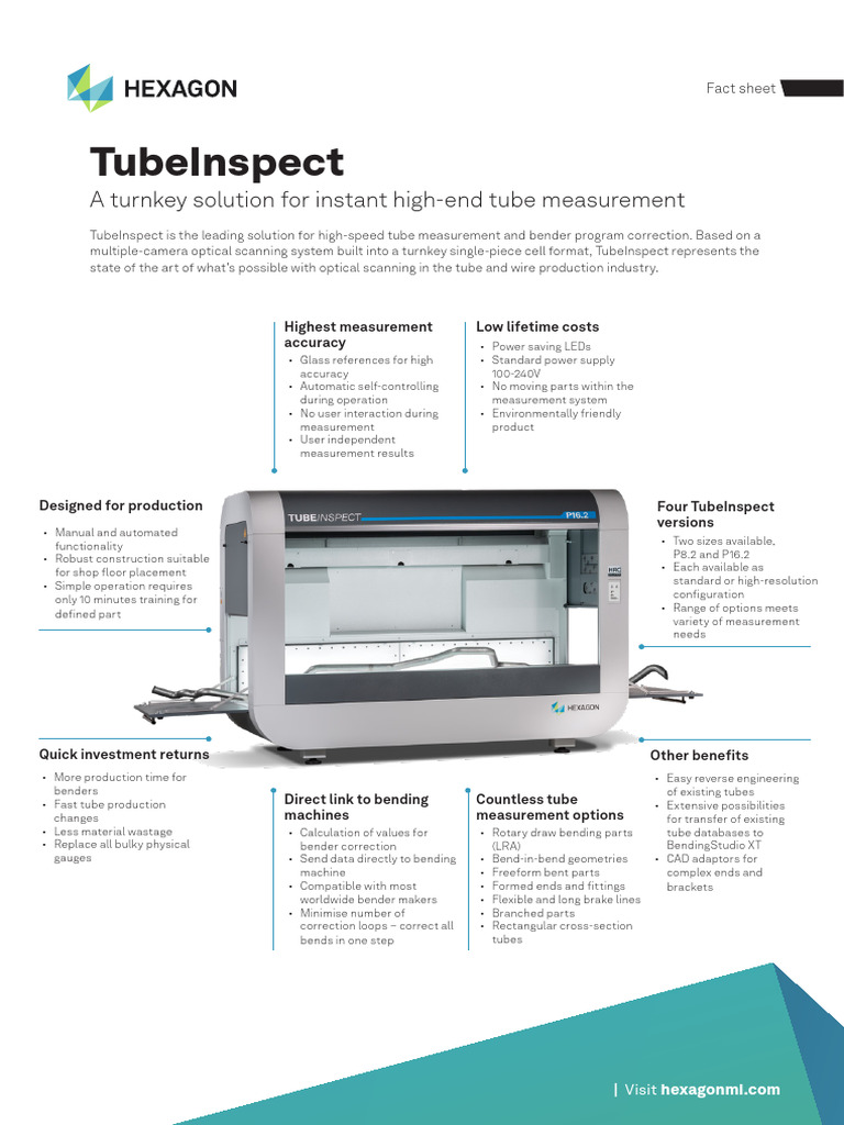 Hexagon MI Tube TubeInspect Fact Sheet en | PDF