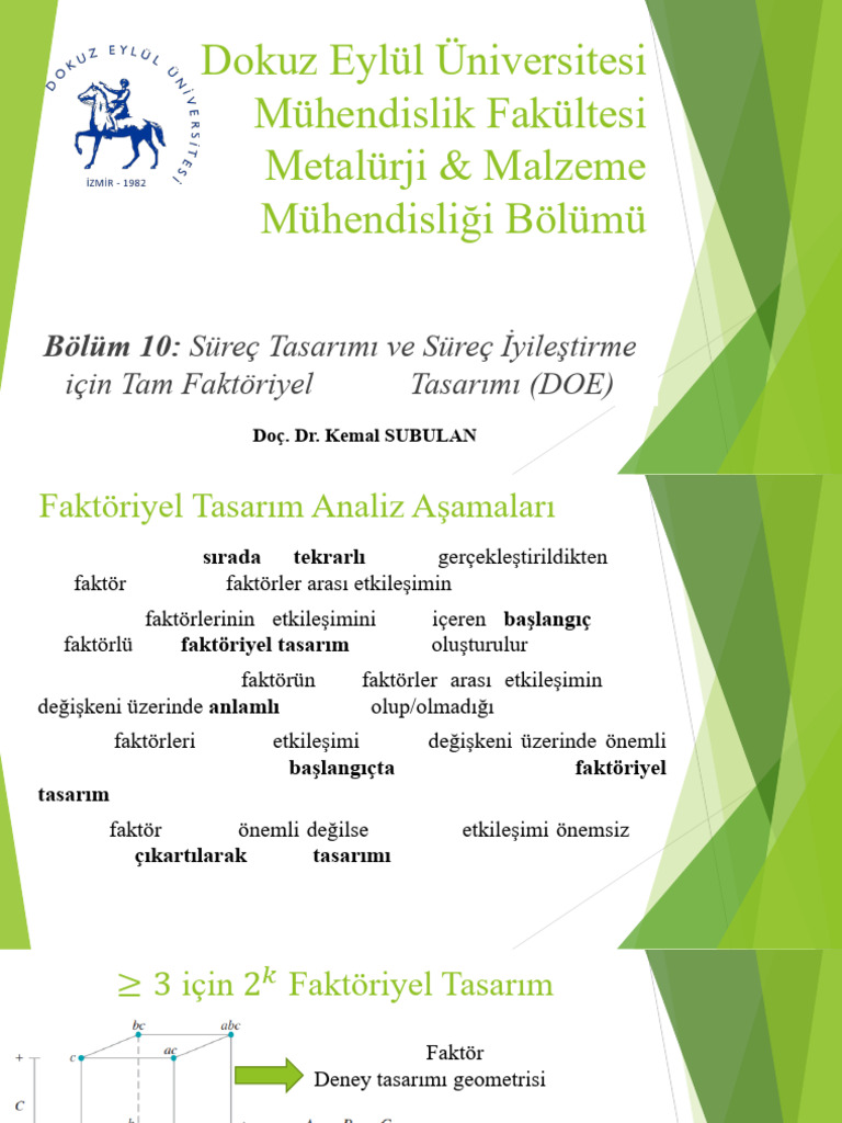 Kalite Kontrol Hafta10 KS | PDF