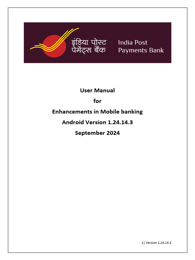 Mobile Banking - September24 User Manual | PDF | System Software | Business