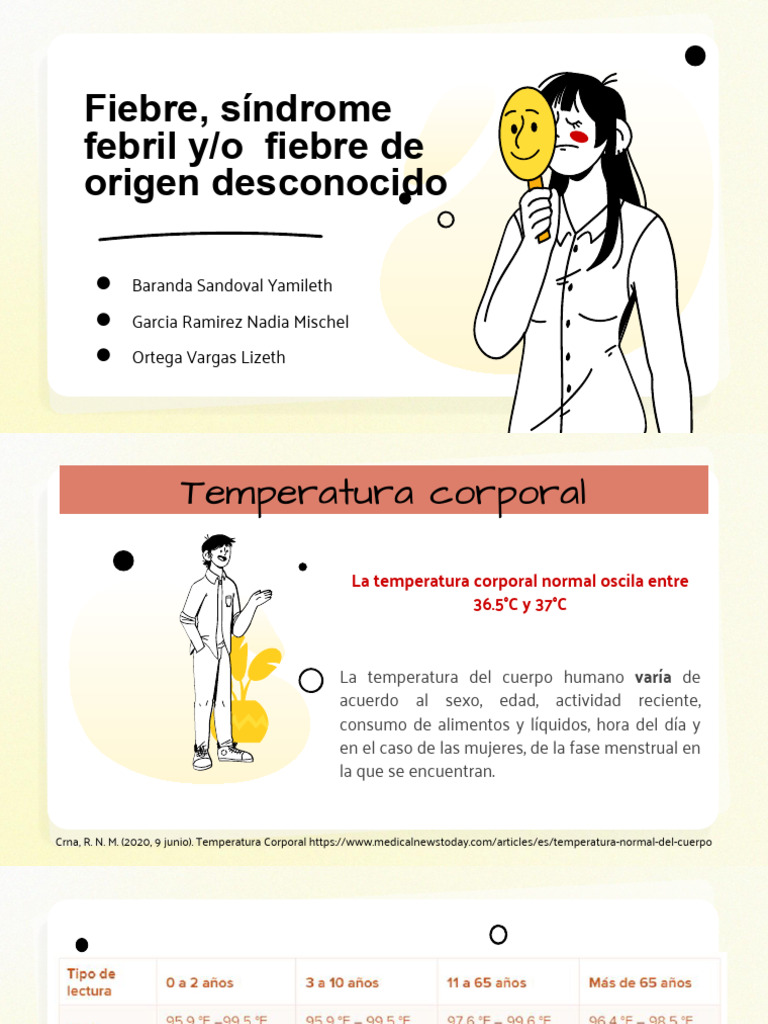 Fiebre, SX Febril. | PDF | Fiebre | Ciencia y matemática