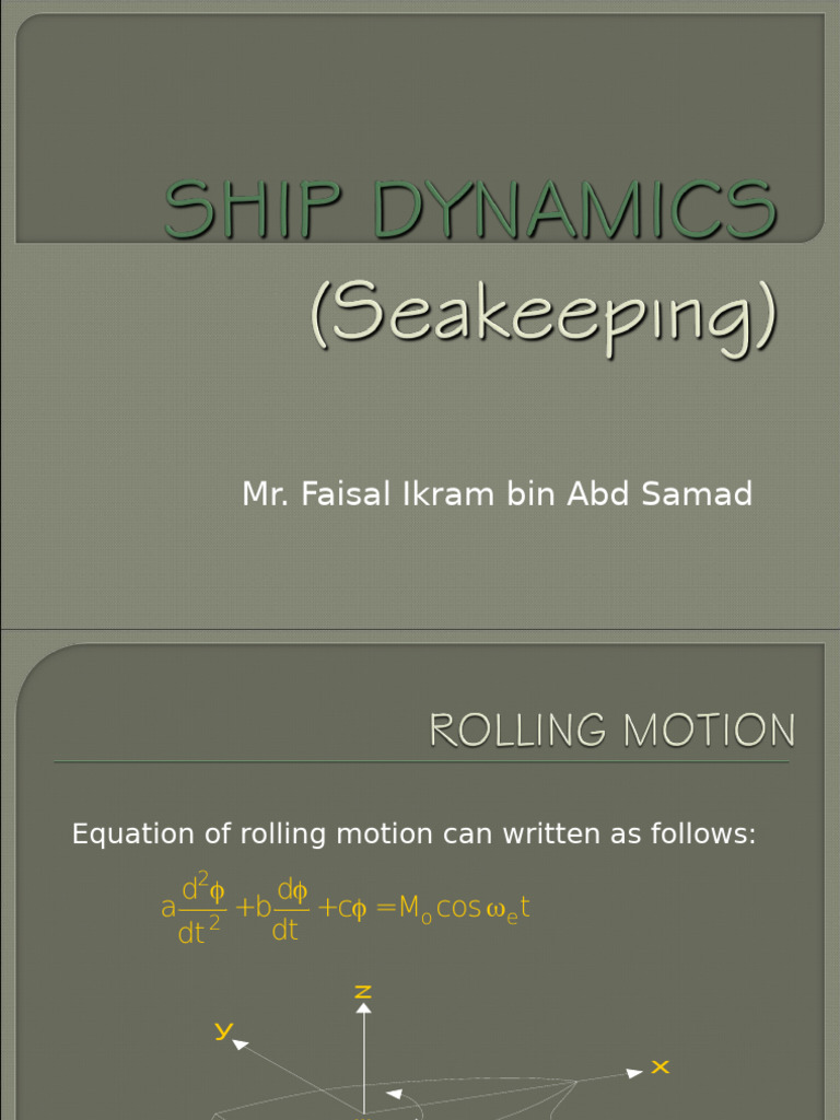 Chapter 2c Rolling Motion | PDF | Damping | Teaching Methods & Materials