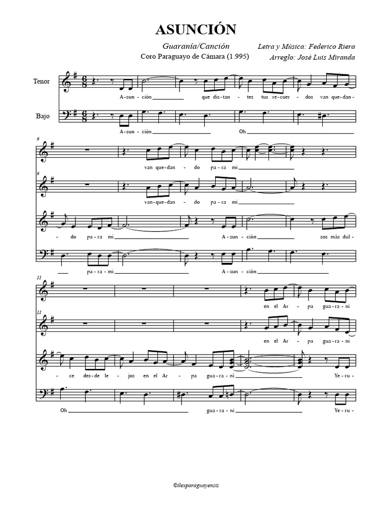 Asunción SATB | PDF