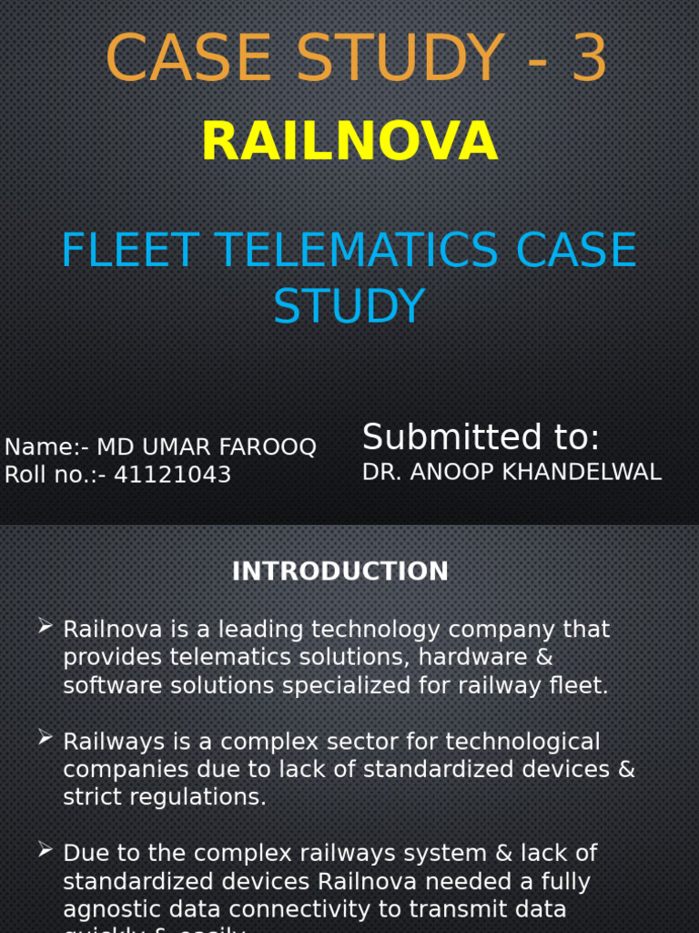 Case Study - 3 Telematics | PDF
