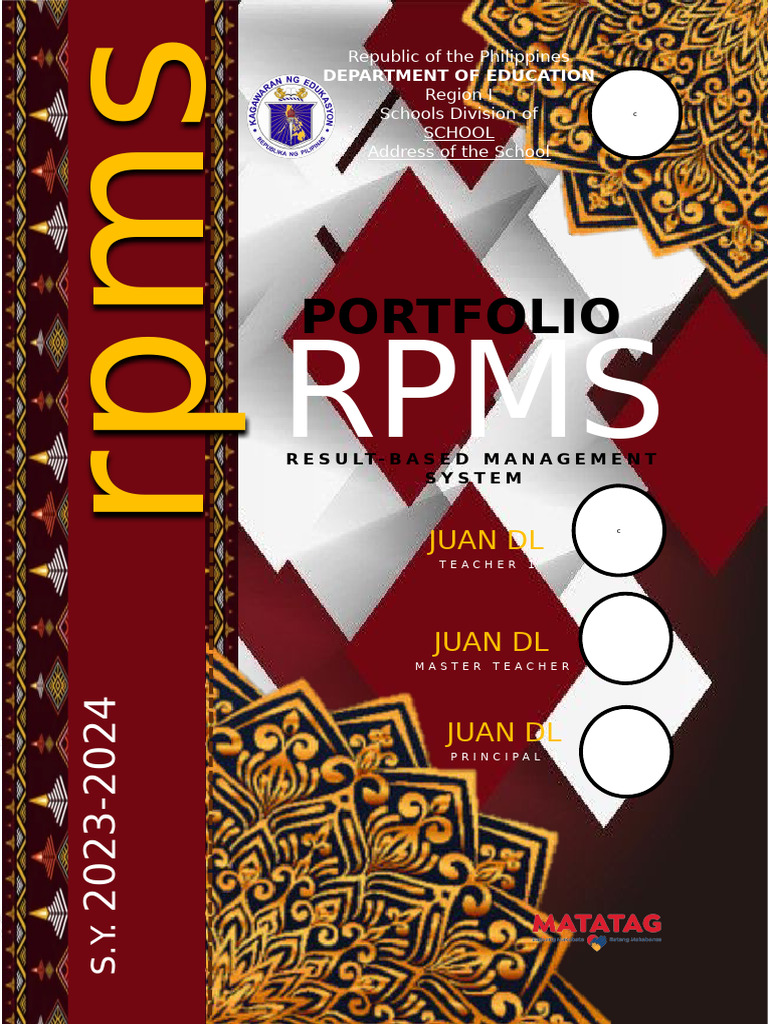 Portfolio Maroon A4 | PDF | Learning | Teachers
