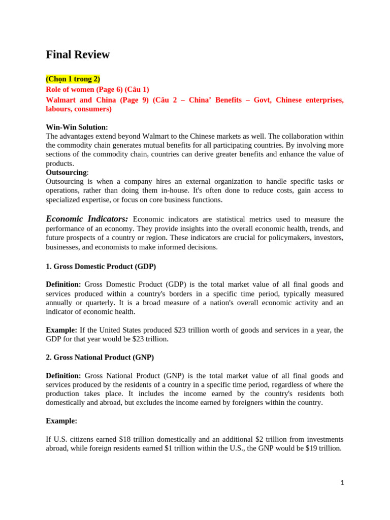 Geo Final Questions - Important | PDF