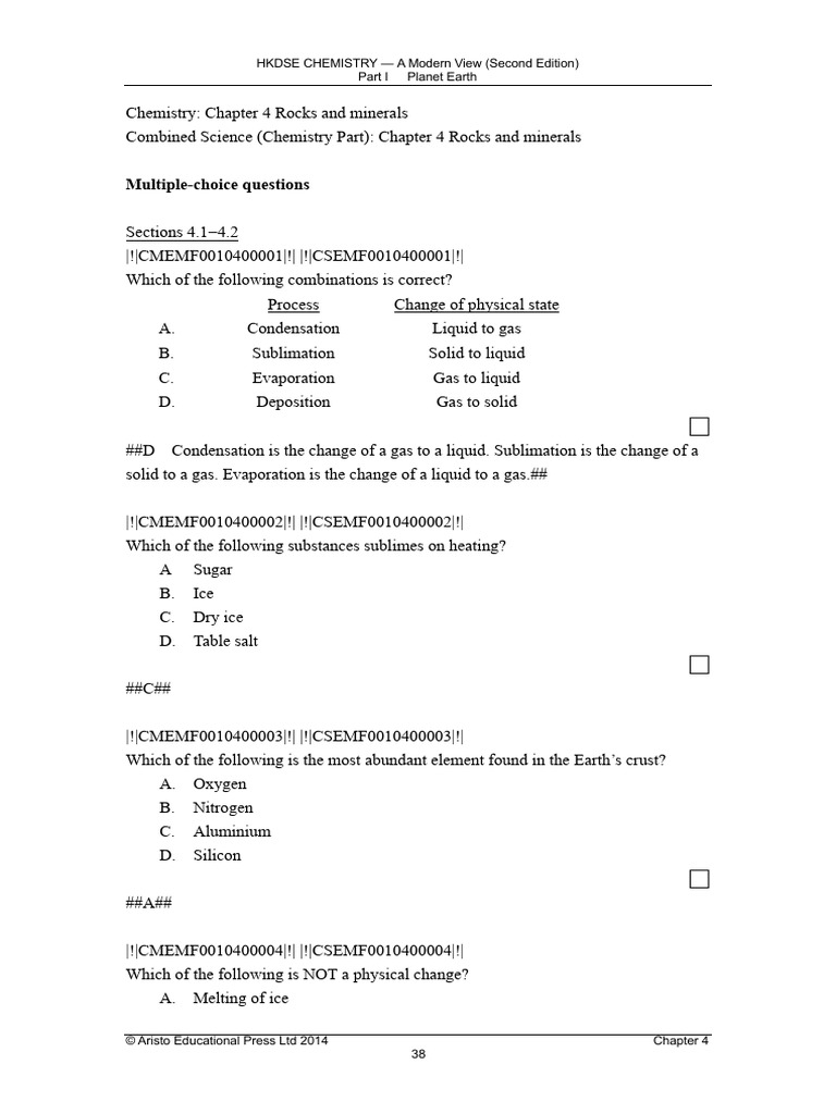 Chapter 4 Multiple-Choice Questions | PDF