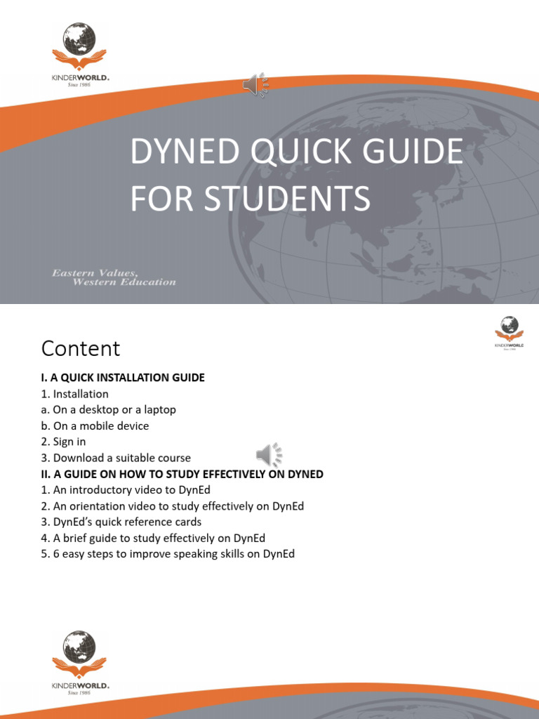 2.dyned Quick Guide For Students | PDF