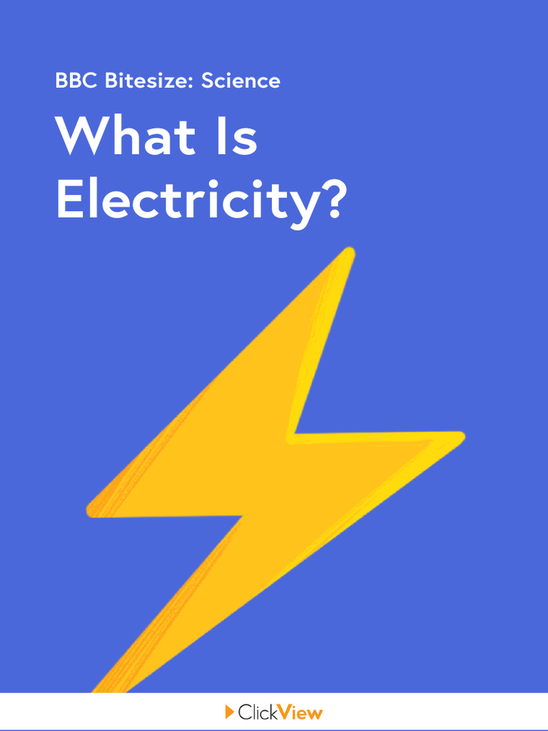 What Is Electricity ALL | PDF