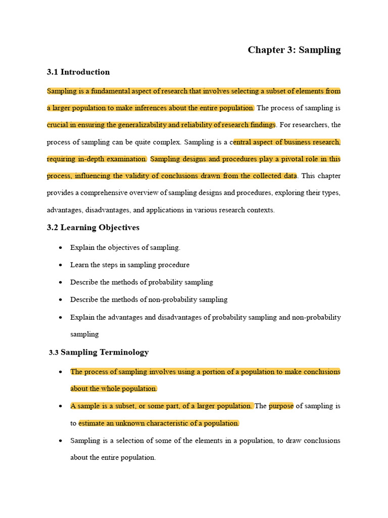 3 Sampling | PDF