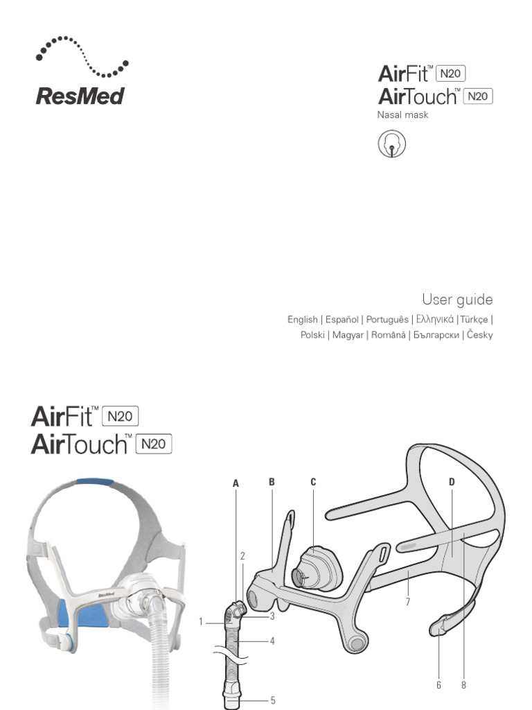 Airfit Airtouch n20 User Guide Eur3 Mul | PDF