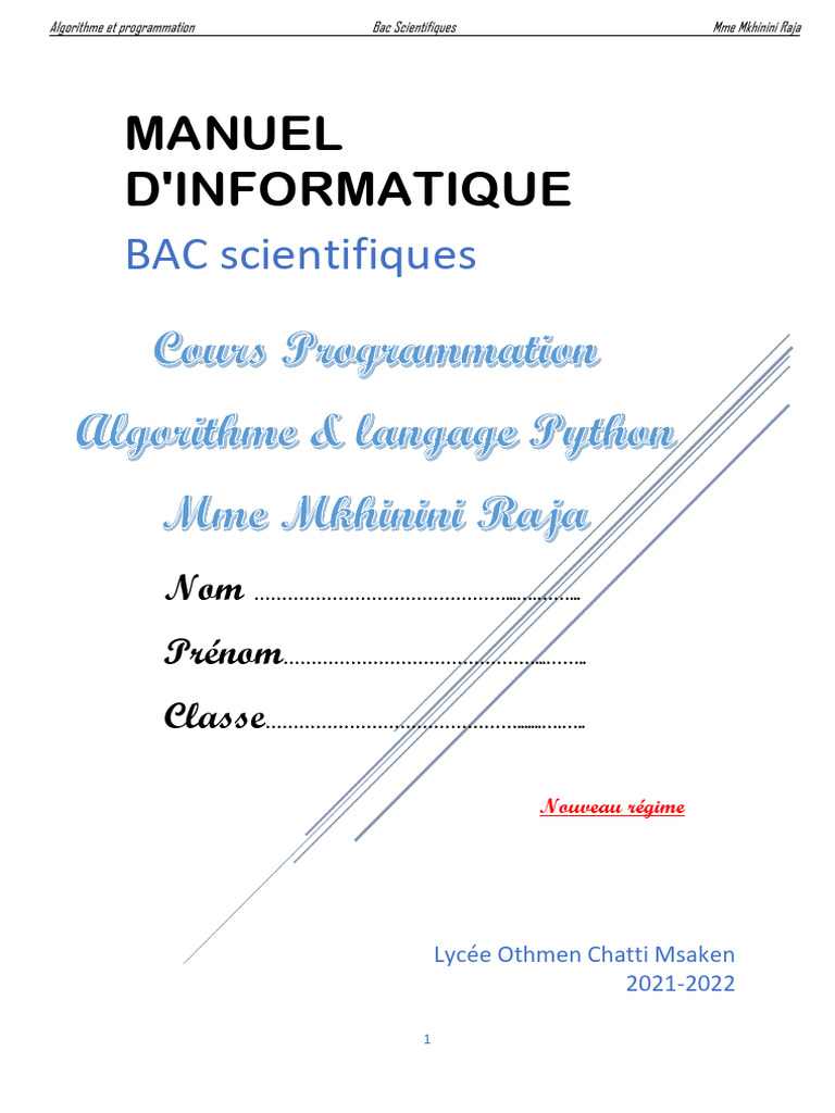 Bac Scientifiques | PDF