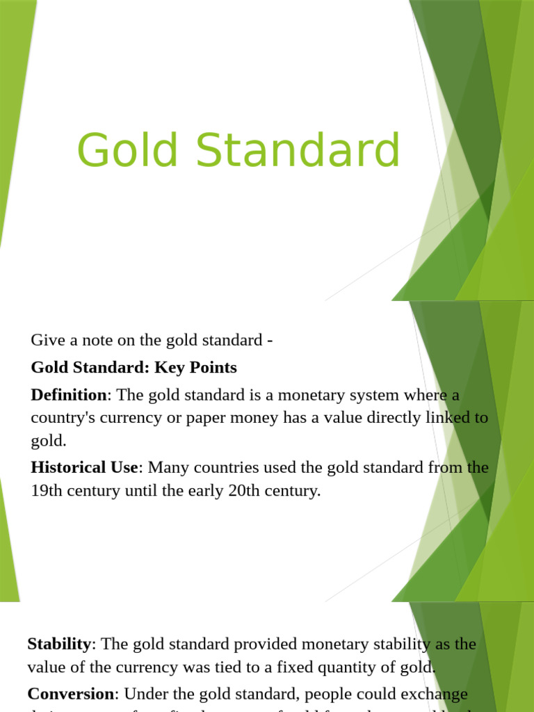 Gold Standard | PDF