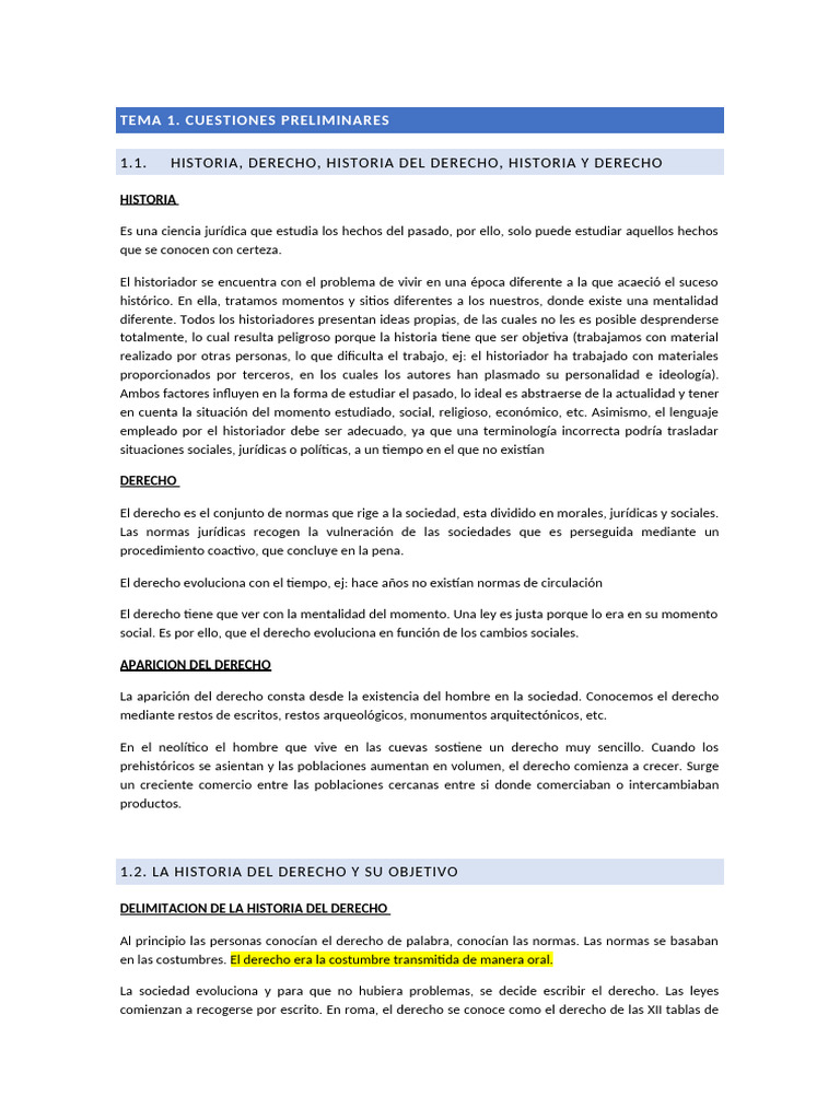 T.1.cuestiones Preliminares | PDF