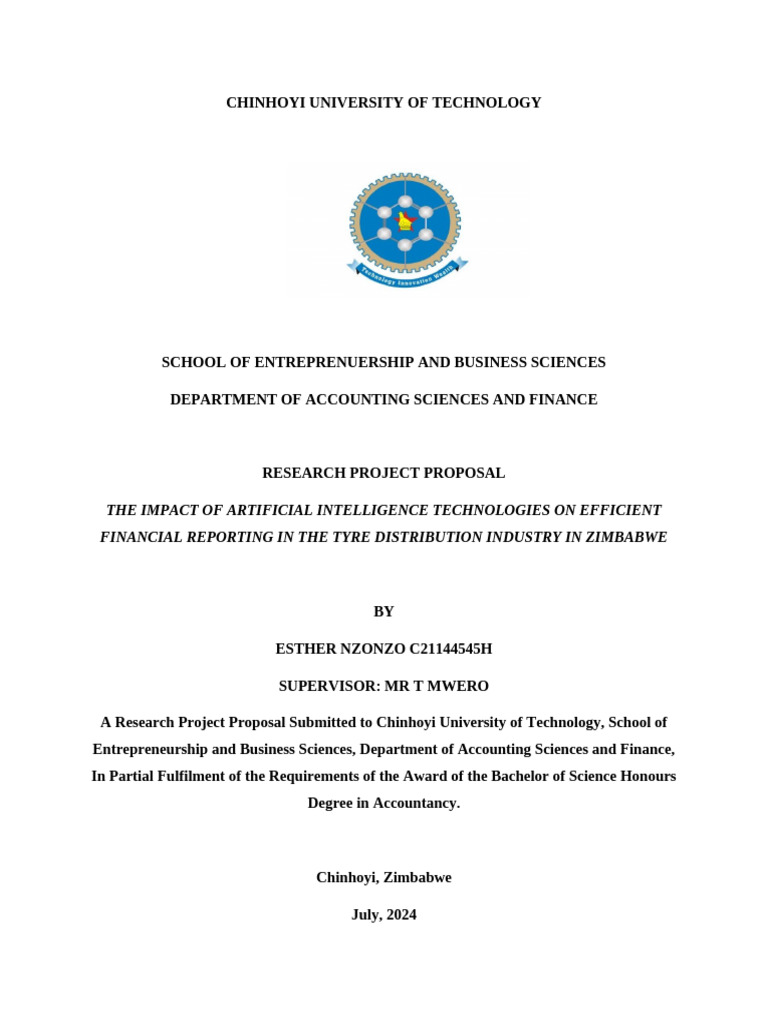 Esther Nzonzo Revised Proposal Againnnnnnn | PDF