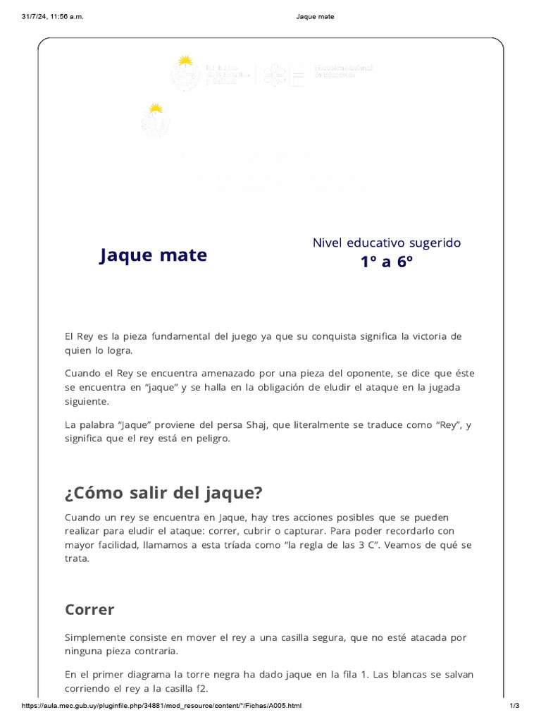 Jaque Mate | PDF