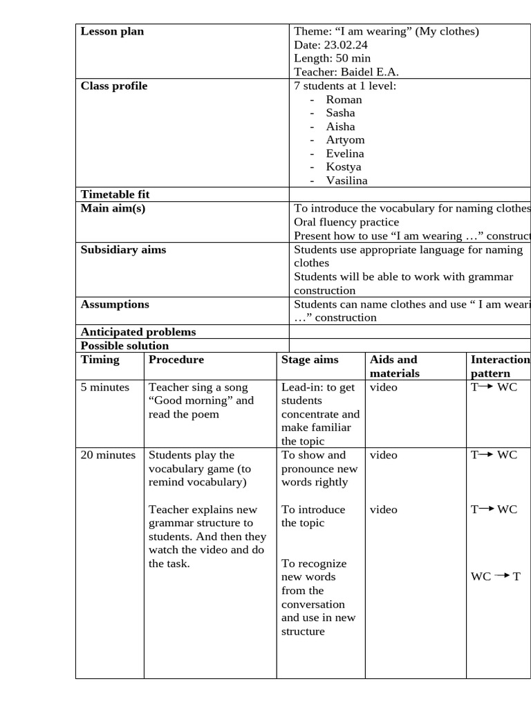 Lesson Plan 23.02 | PDF