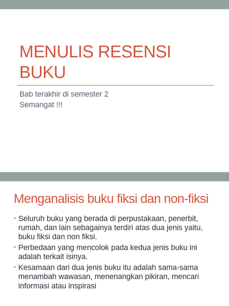 Menulis Resensi Buku Pdf