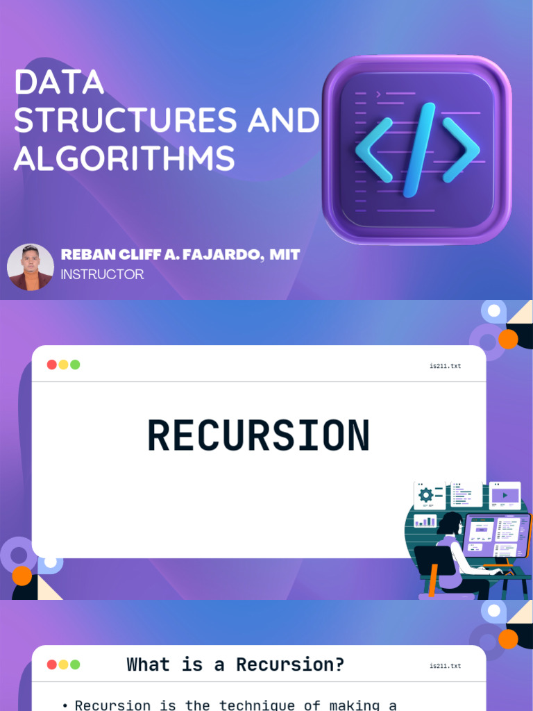 IT221 Module2 Lesson 1 Recursion | PDF